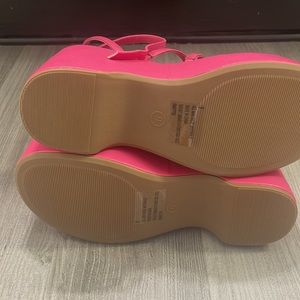 wild fable | Shoes | Nwt Pink Platform Heels | Poshmark